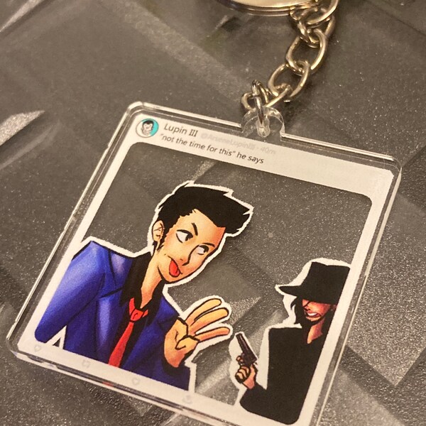 Tetris Shaker Charm - Double-sided Acrylic Keychain With Tetrominos ...