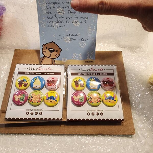 Note Card Thank You Mochi A2 - Etsy