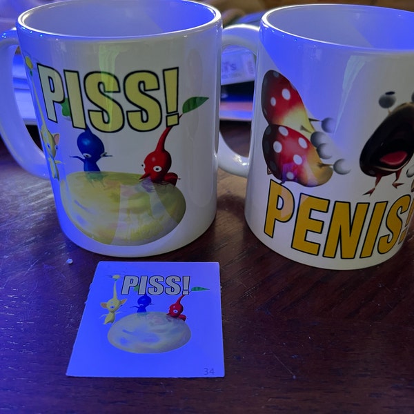 Pikmin PISS Mug - Etsy