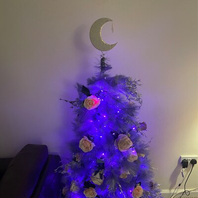 Tree Topper Christmas Moon - Etsy