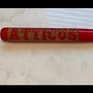 Personalized Bat Mini Baseball Bat Ring Bearer Gift Coach | Etsy