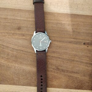 Brown Leather Watch Strap, Leather Brown Strap, Leather Band 16mm/18mm ...