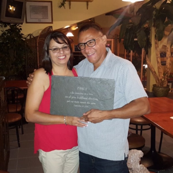 Engraved Photo Slate Tray, Personalized Slate Cheese Board, Wedding ...