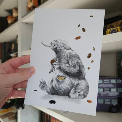 Wizard Magic World Print Bookmark CANVAS SET 3 Felix Felicis ...