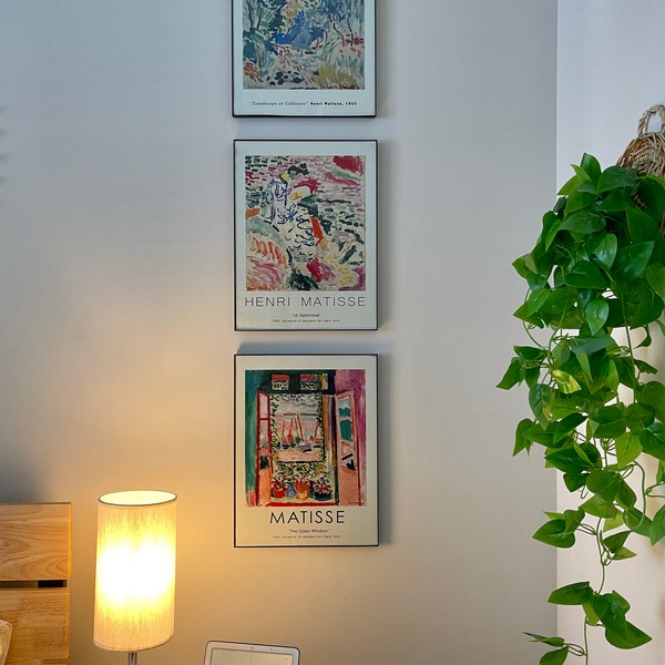 Henri Matisse Art Exhibition Poster Set of 3, Matisse Print Set of 3 ...