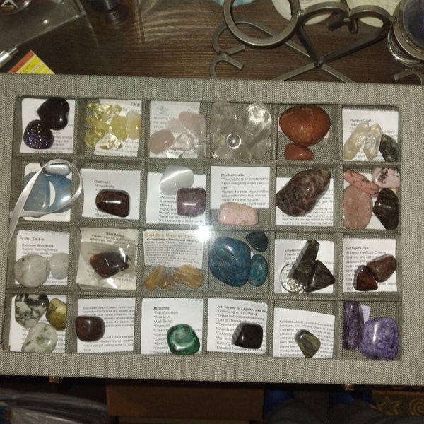 BIG! Elegant Crystals Storage Box With 25 Partitions - *OPTIONAL ...