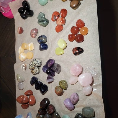 Premium One Pound Crystal Crystals Medium Tumbled Stones - Etsy