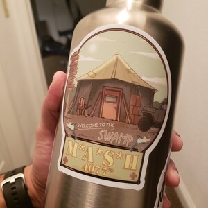 MASH Swamp Sticker High Quality Vinyl MASH Vinyl Sticker - Etsy