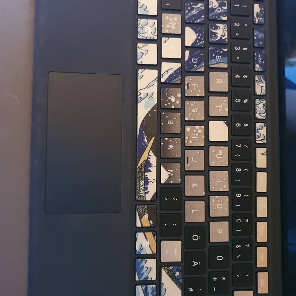 Surfacebook Keyboard Stickers Surface Pro 7 Individual Keys Decal the ...