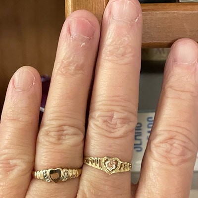 Antique 10k Gold Signet RGJ Signet Size 5.5 / R Initial / Vintage ...