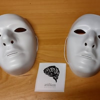Cesar/caesar 1983 Blank Male Mask RECASTS Kabuki Mask Joey Mask ...
