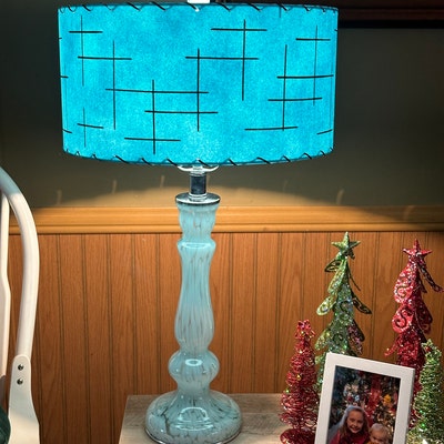 Made to Order Mid Century Vintage Style Fiberglass Lamp Shade Custom ...