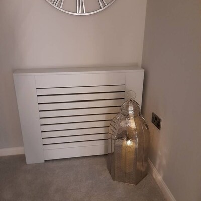 Unique Radiator Cover Oak Slat Bespoke Radiator Cover Made to Measure ...