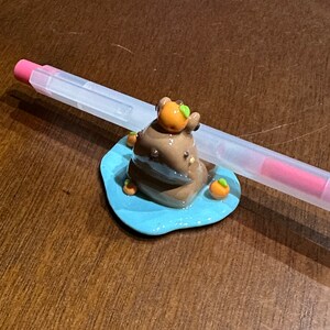 Capybara Yuzu Bath capybathra Clay Desk Friend - Etsy