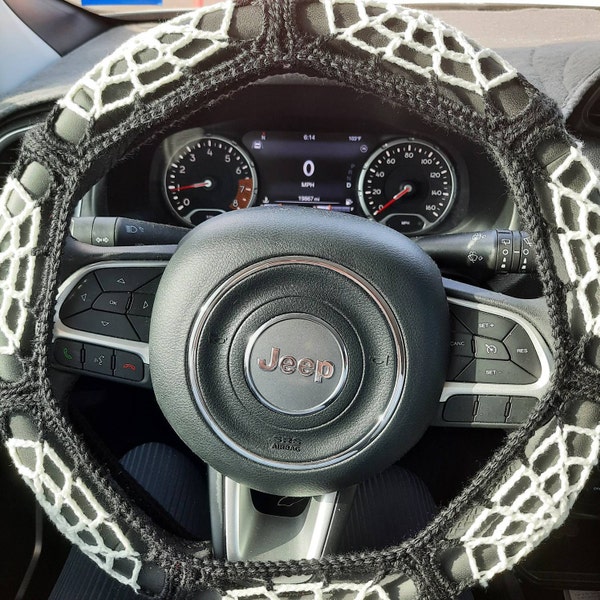 Black Glow-in-the-dark Skull Steering Wheel Cover (custom Colors Upon ...