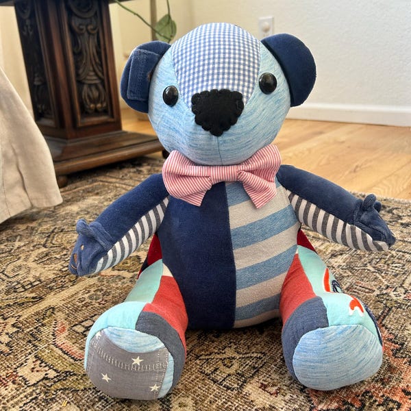 Baby Keepsake Memory Bear Custom From Your Clothing - Etsy