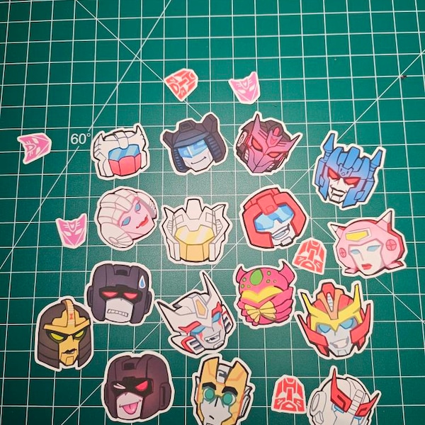 IDW/G1 Transformers Stickers Pack 2 - Etsy