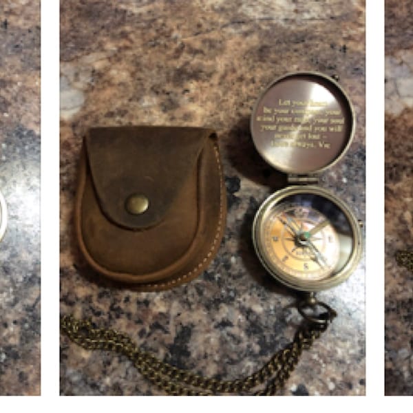 Personalized Engraved Compass, Handwriting Message Gift - Etsy