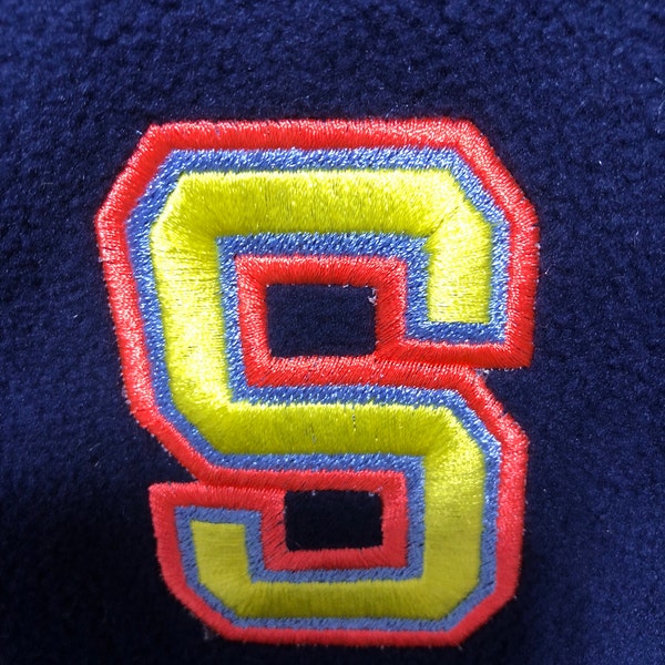 Varsity Collegiate, Collegiate Block Type Font Machine Embroidery ...