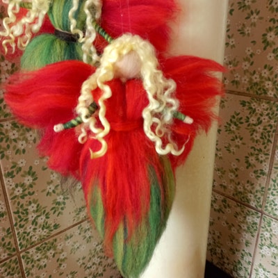 Autumn Fairy Forest Fairy Nature Elf Angel Felted Wool - Etsy