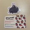 Bug With a Mug Sticker / Rolly Polly / Cute Bug Sticker / Isopod ...