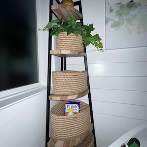 Cotton Baskets With Dividers Eye Glass Holder Remote Control - Etsy