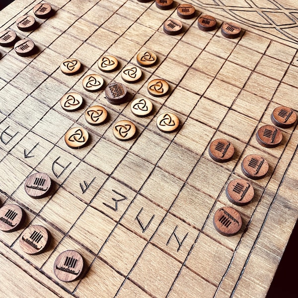 20 Custom Single-sided Laser Engraved Game Wood Tokens - Etsy