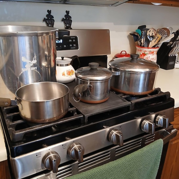 Vintage RENA WARE Cookware, Stock Pot, Stainless Steel 3 Ply, USA ...