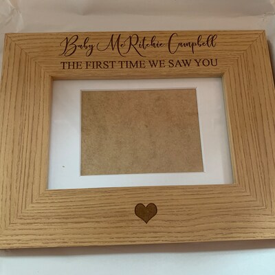 Dad in Loving Memory Remembrance Portrait Wooden Photo Frame - Etsy UK