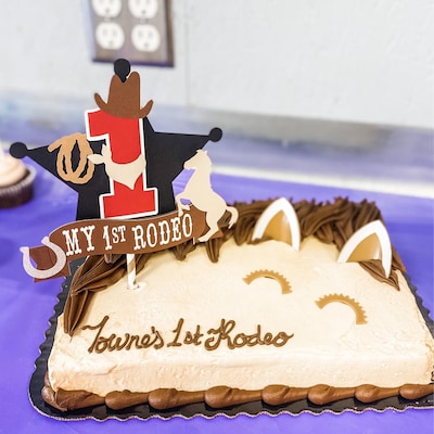 My First Rodeo Birthday. My First Rodeo Cake Topper. Cowboy Cake Topper ...