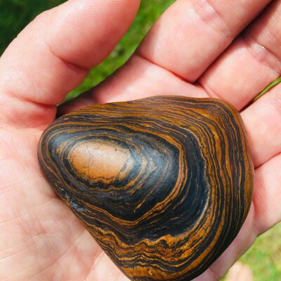 C10 MAGNETIC Genesis Stone Wyoming BIF Banded Ironstone Magnetite ...