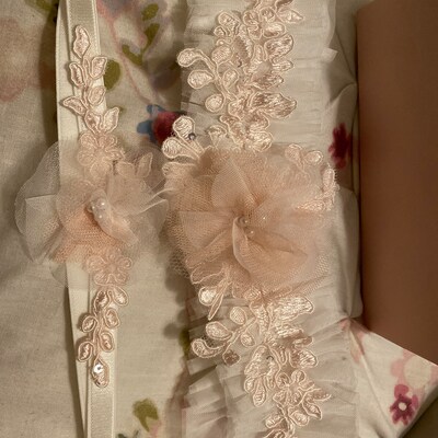 Slim Wedding Garter With Crystals Elegant Lace Garter for - Etsy