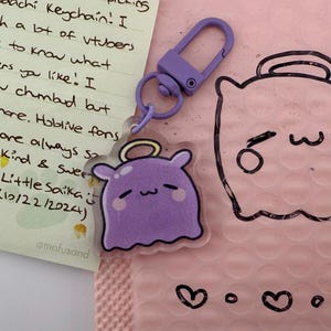 Fuji Bird Keychain Kawaii Cute Original Design Character Pastel ...