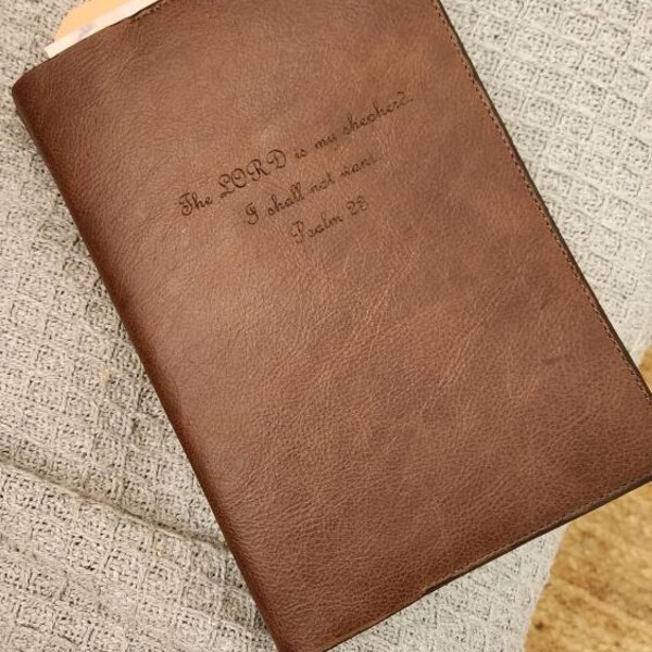 Sermon Notebook Leather, Pastor Notebook, Sermon Binder, Minister Gift ...