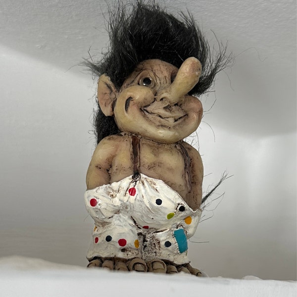 Thomas Dam Troll Collectible Figur Figurine Denmark Vintage 1980s ...