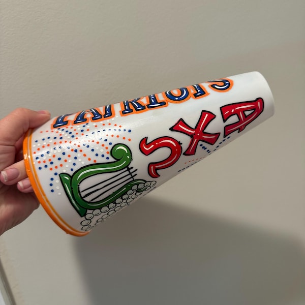Personalized Cheer Megaphone | Hand-painted Cheerleader Gift - Etsy