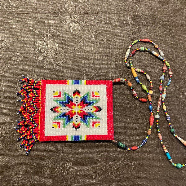 Bead Pattern Sioux Star Amulet Panel Square / Loom - Etsy