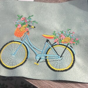 Bike Embroidery Designs Bicycle Embroidery Design (Instant Download) - Etsy