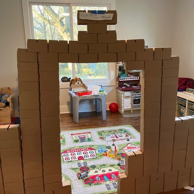 Mega Cardboard Building Blocks 200XXL GIGI Bloks Set Big Interlocking ...