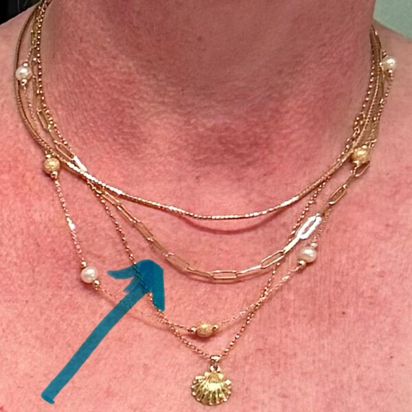 14k Yellow Gold Fancy Paperclip Chain, 14k Gold Paperclip Bracelet, 14k ...