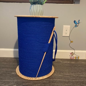 Super Sized Bobbin Wood Stool Giant Spool Stool for Home and Sewing ...