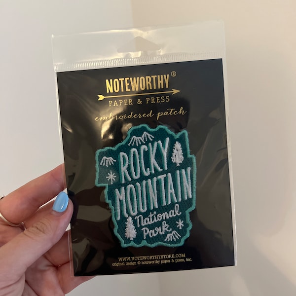 Rocky Mountain Patch, Rocky Mountain National Park Patch, Single ...