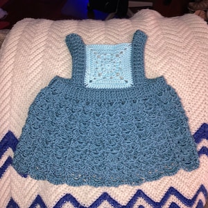 Crochet Dress PATTERN Sarafan Dress sizes up to 5 Years - Etsy