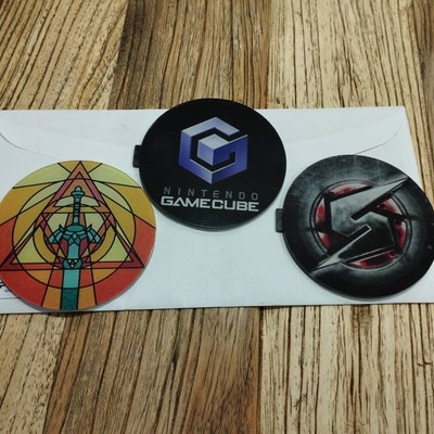 Samus Blaster Metroid Prime Custom Gamecube Jewel, Badge, Faceplate - Etsy