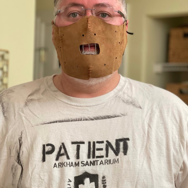 Hannibal the Cannibal Leather Mask Pattern - Etsy
