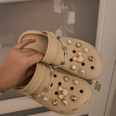 Crocs Charms Crystal Silver Diamonds and Pearls Set. Charms for Your ...