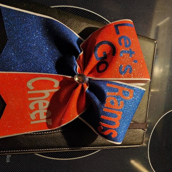 Printable Tailless Cheer Bow Template and Loop Graphic Placement Guide ...