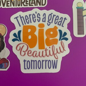 Carousel of Progress Sticker There's a Great Big Beautiful Tomorrow ...