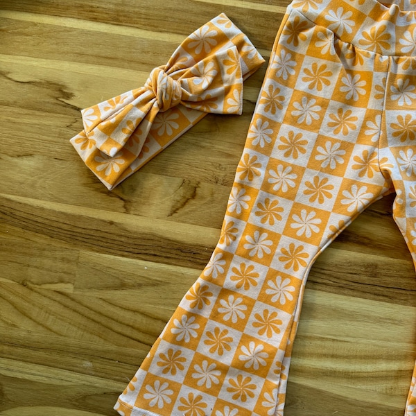 Baby Flare Pant Sewing Pattern, Baby Flared Pants Pattern, Flared Pants ...