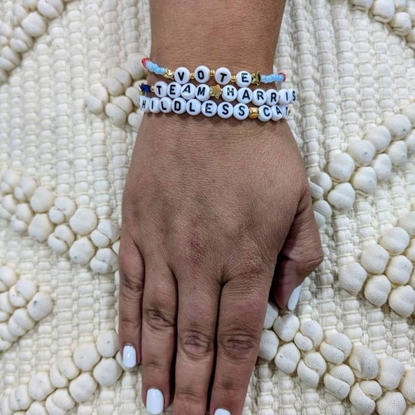 MADAM PRESIDENT Bracelet / HARRIS 2024 Bracelet / Democrat Bracelet ...